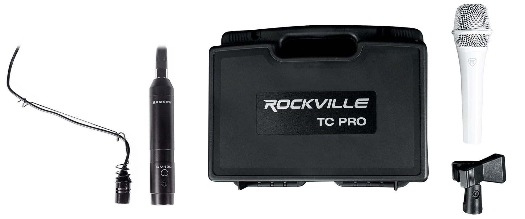 Samson CM12C Hanging Choir Microphone + Handheld Mic For Church Sound ...