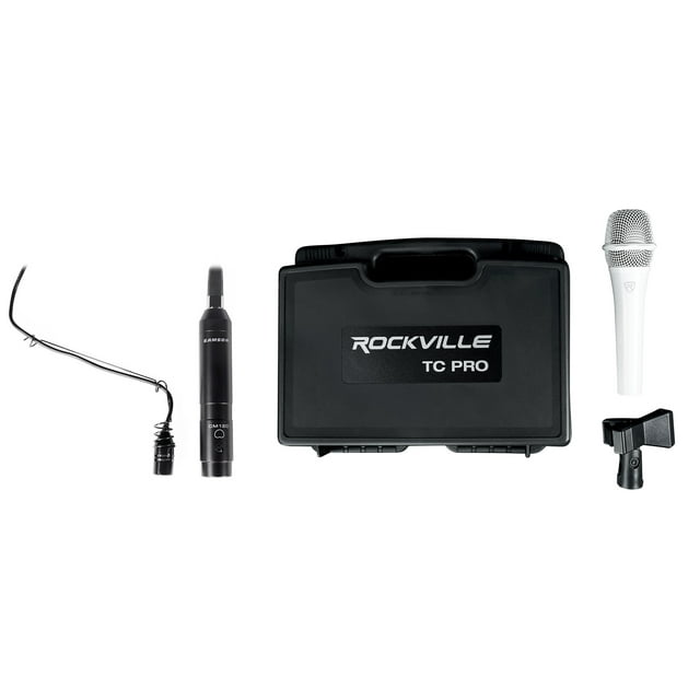 Samson CM12C Hanging Choir Microphone + Handheld Mic For Church Sound ...