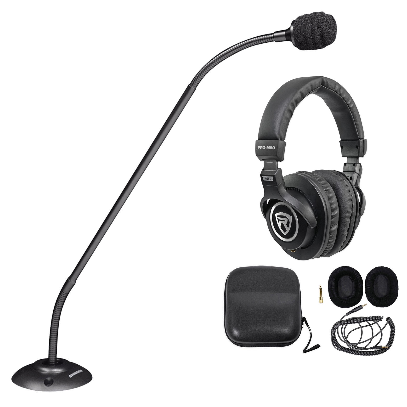 Samson CM20P 20" Podium Microphone Church Altar Mic + Professional ...