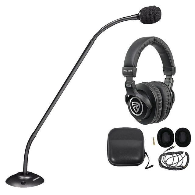 Samson CM20P 20" Podium Microphone Church Altar Mic + Professional ...