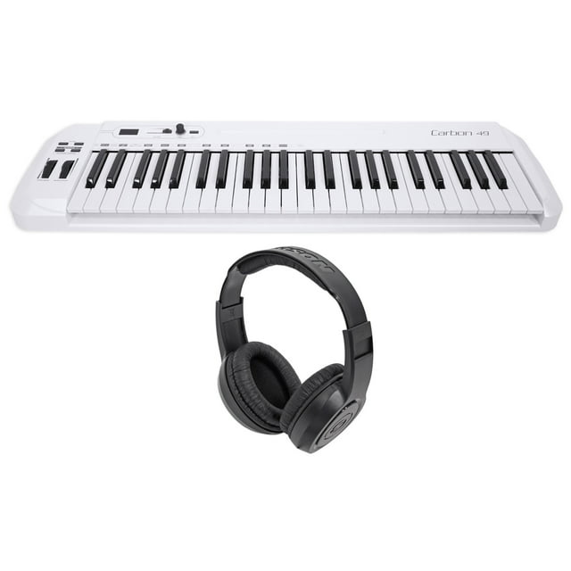 Samson Carbon 49 Key USB MIDI DJ Keyboard Controller + Software ...