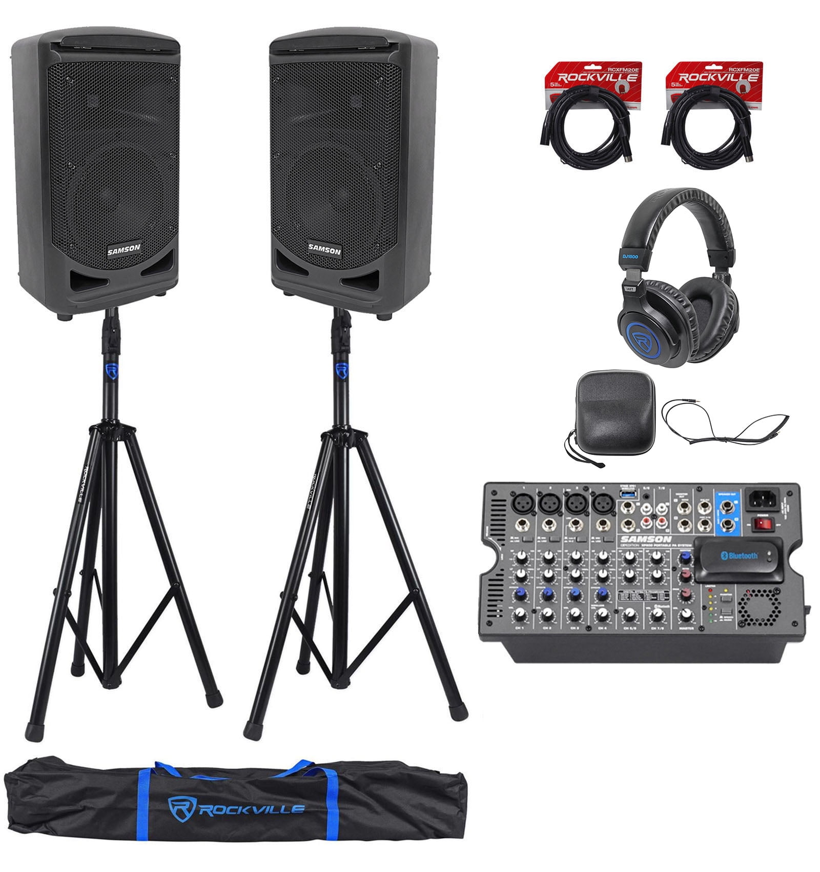 Samson Church/School Portable 8" Audio Visual Speaker Sound System ...