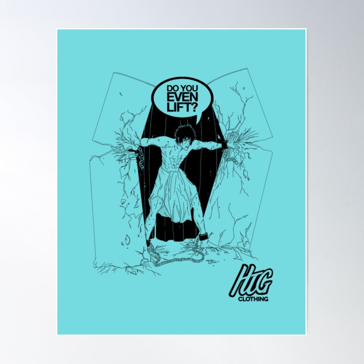 Samson Do You Even Lift Poster Wall Art, Modern Wall Decor For Living ...