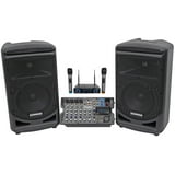 Samson Expedition XP800 800w Portable 8" PA DJ Speaker System+Dual ...