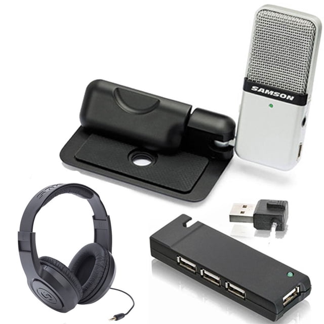 Samson Go Mic Portable USB Condenser Microphone Bundle With Samson ...