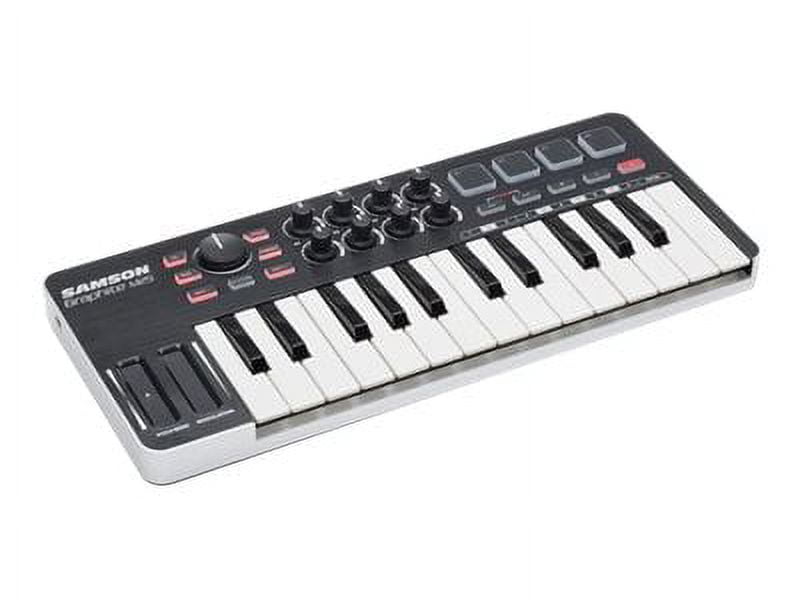 Samson Graphite 25-Key Mini Keyboard MIDI USB Controller - Walmart.com