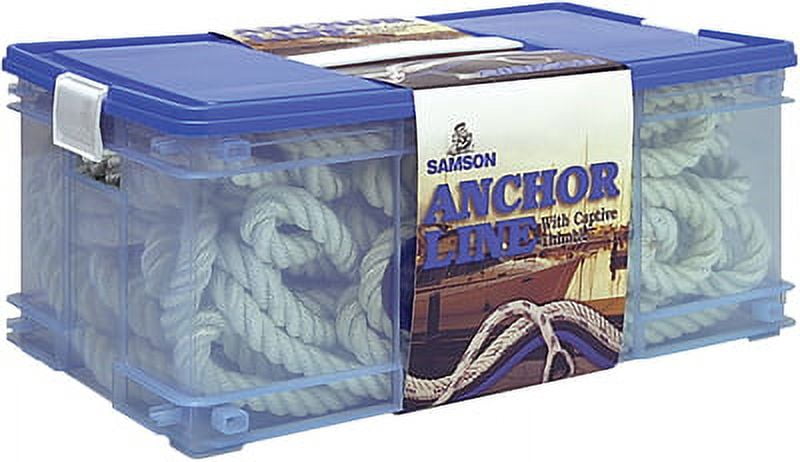 Samson Pro-Set Premium 3-Strand Twisted Nylon Anchor Line Twisted ...