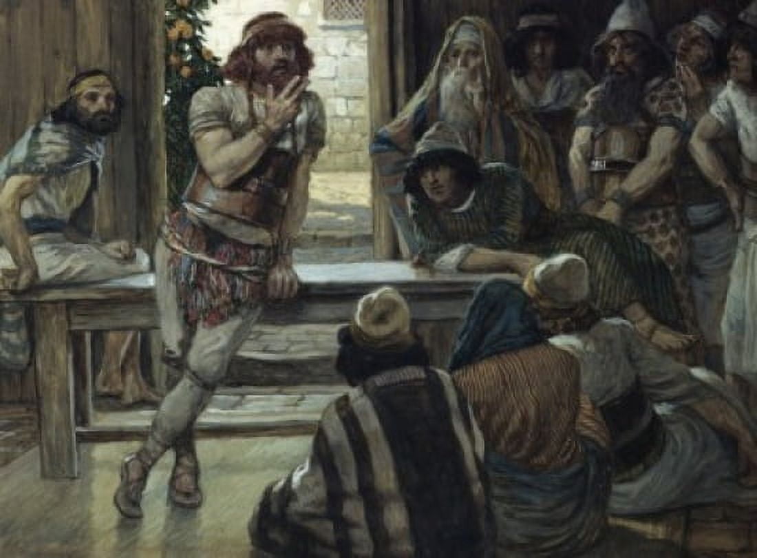 Samson Puts Forth a Riddle , James J. Tissot (1836-1902/French ...