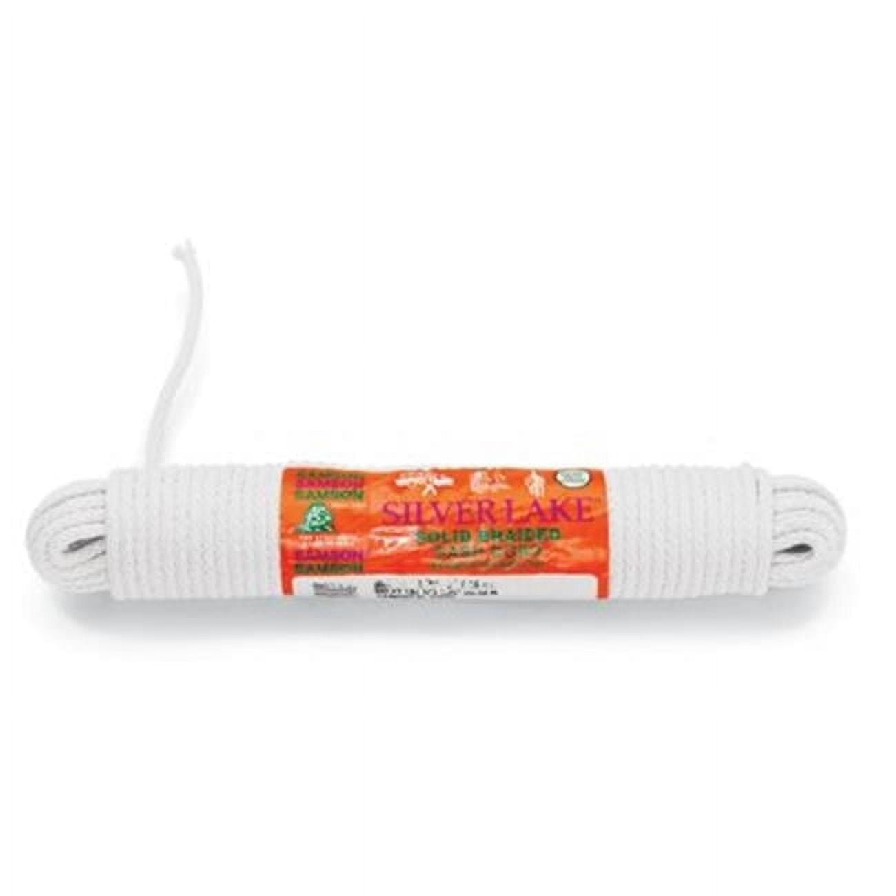 Spot Cord®, 3100 lb Capacity, 200 ft, 7/16 in dia, Cotton, White ...