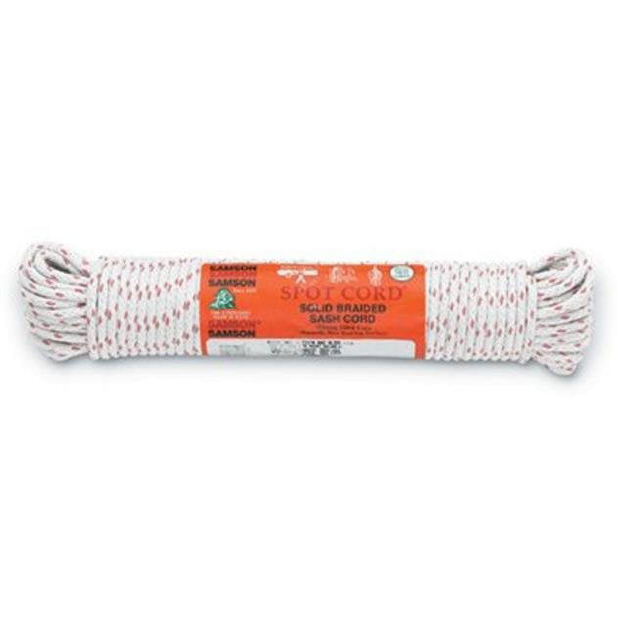 Samson Rope Nylon Core Sash Cord, 1,000 lb Capacity, 100 ft, Cotton ...