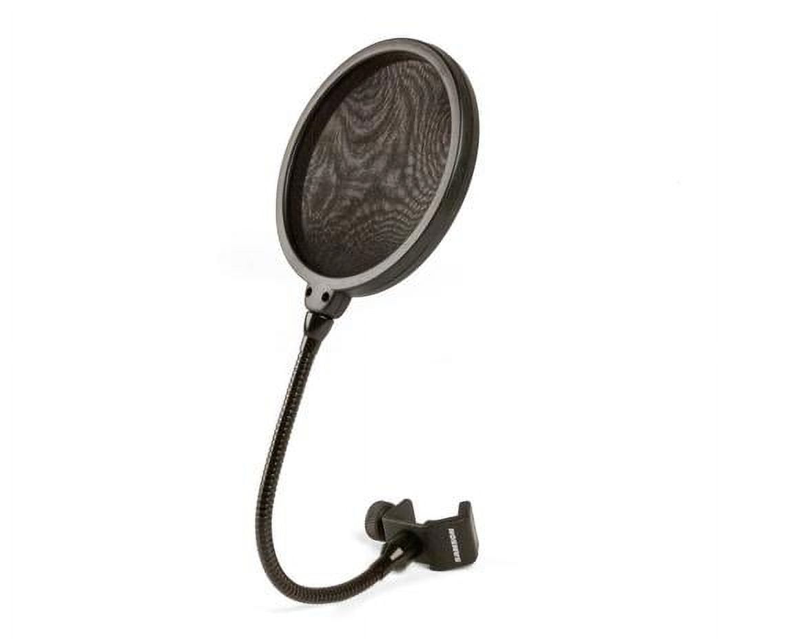 Samson SAPS04 4 3/4" Dual Layer Nylon Mesh Microphone Pop Filter ...
