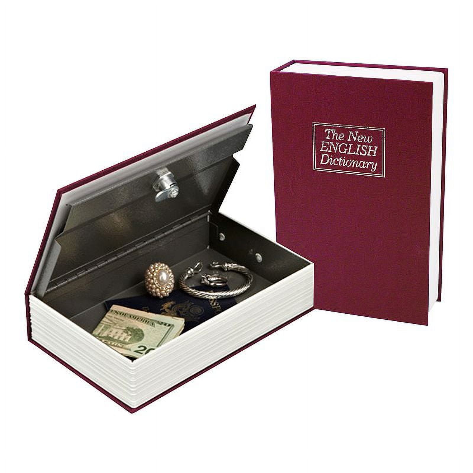 Samsonico Protocol Read Right Past It! Book Safe, Red - Walmart.com