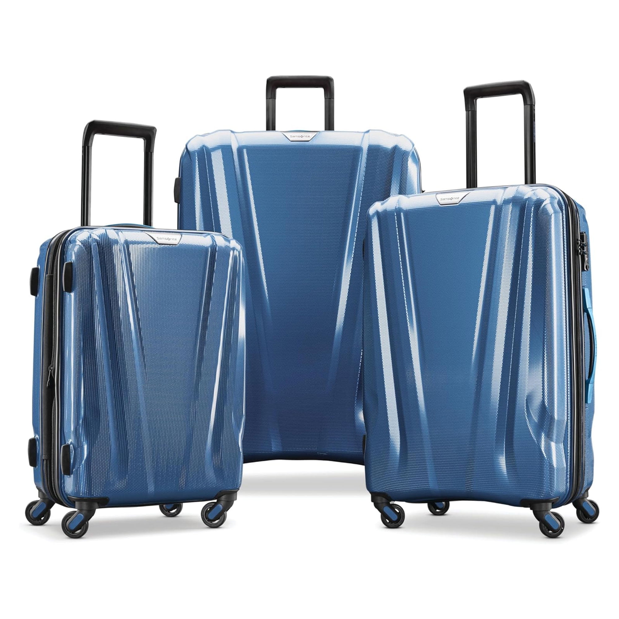 Pre-Owned Samsonite DLX Spinner 3pc Carry-On, Medium & Large Luggage Set, Lagoon - Walmart.com