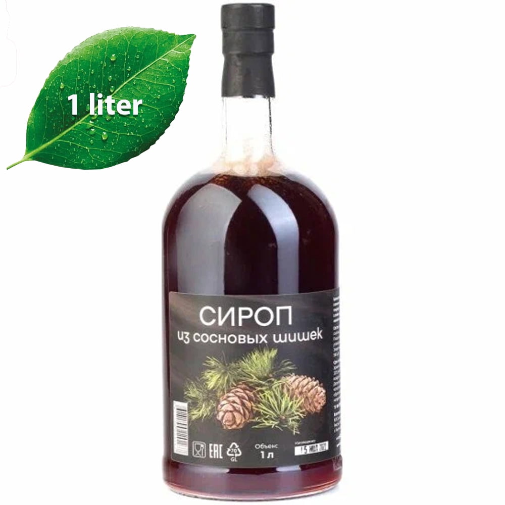 Samsonov & Partners Natural Pine Cone Syrup Siberian Delicacy 1 liter ...