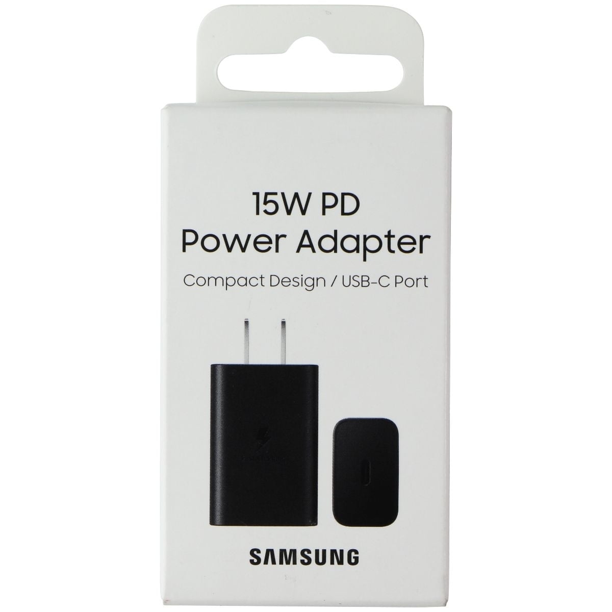 Samsung 15W Fast Charging USB-C Wall Charger with Power Safety - Black ...