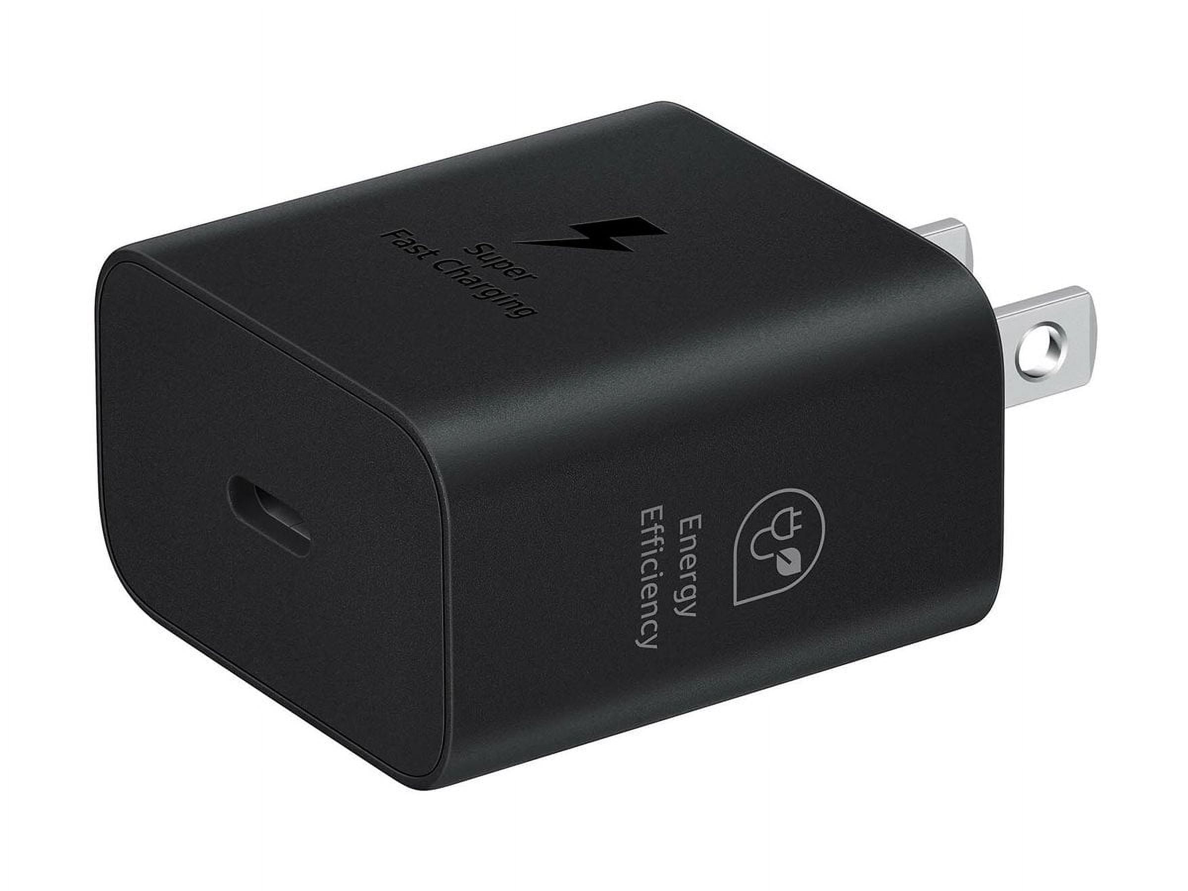 Samsung EPT2510NBEGUS 25W Super Fast Wall Charger - Black - Walmart.com