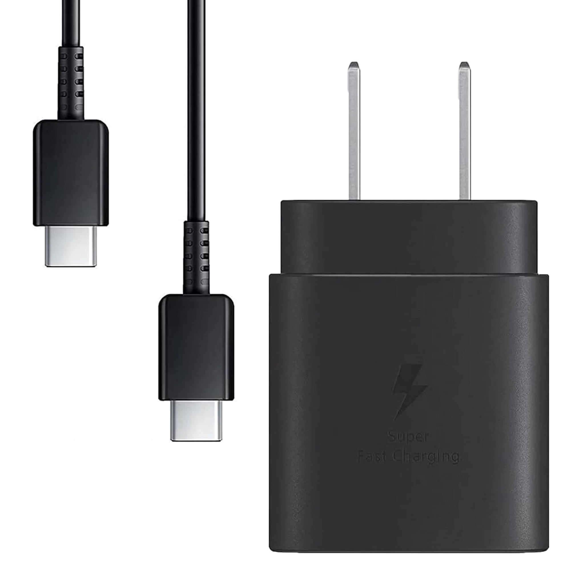 Samsung 25w Usb C Super Fast Charger Wall Charger Black For Samsung