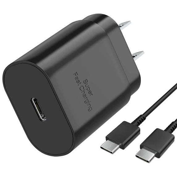 Samsung 25W USB-C Super Fast Charging Wall Charger for Samsung Galaxy ...