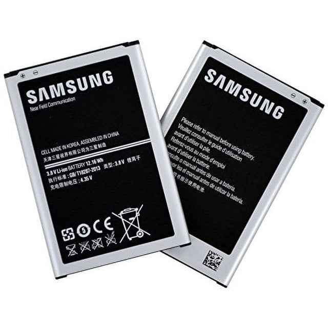 Samsung 3200mAh Standard Replacement Batteries for Galaxy Note 3, Pack ...