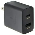 Samsung 35W PD Power Adapter Duo, USB-C and USB-A Ports, Black ...