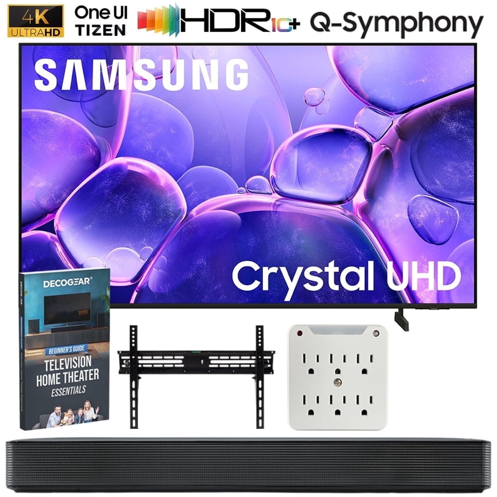 Samsung 43 inch Crystal UHD U8000F 4K Smart TV (2025) Bundle with SKM1 ...