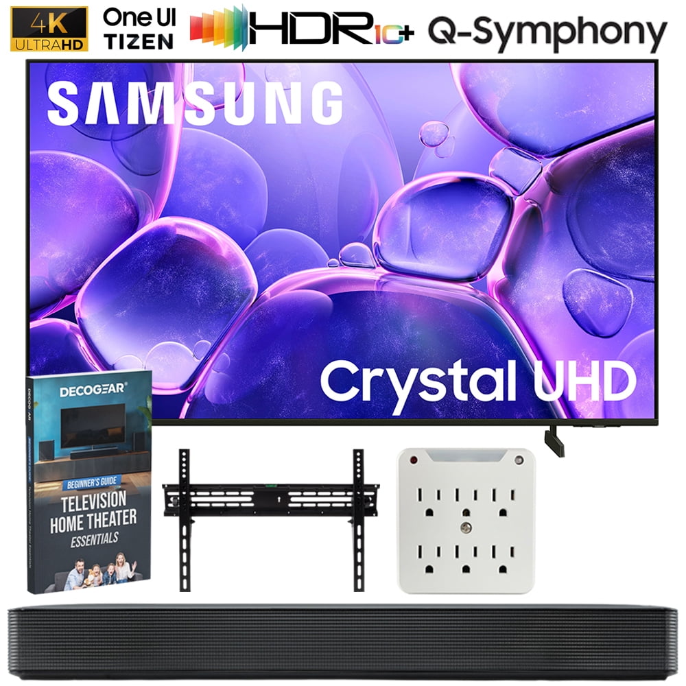 Samsung 43 inch Crystal UHD U8000F 4K Smart TV (2025) Bundle with SKM1 ...