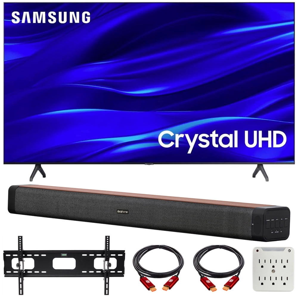 Samsung 55" TU690T Crystal UHD 4K HDR Tizen Smart TV (2023) Bundle with ...