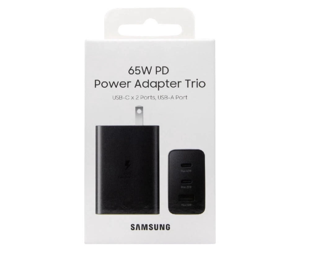 Samsung 65W Super Fast Charging Wall Charger, USB-C Power Adapter with ...