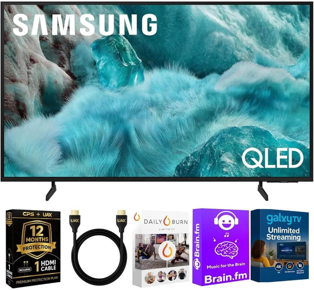 Samsung 75" 7F Series QLED 4K UHD Smart TV HDR10+, Alexa Build-in ...