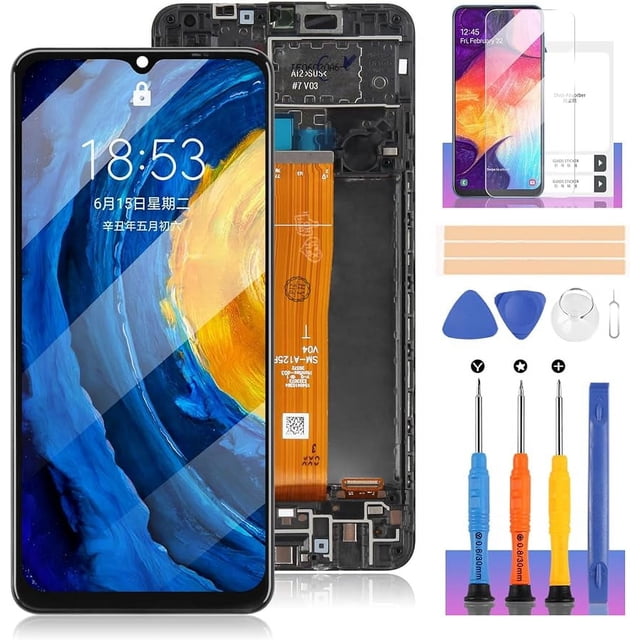 for Samsung A12 Screen Replacement for Samsung A12 LCD with Frame for ...