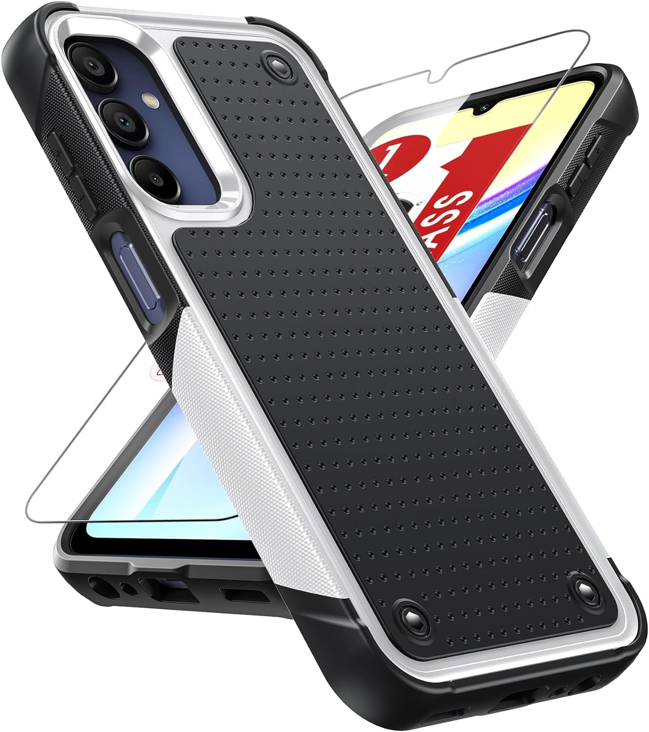 for Samsung A15-5G-Case, Glalxy A15 5G Case with Screen Protector for ...