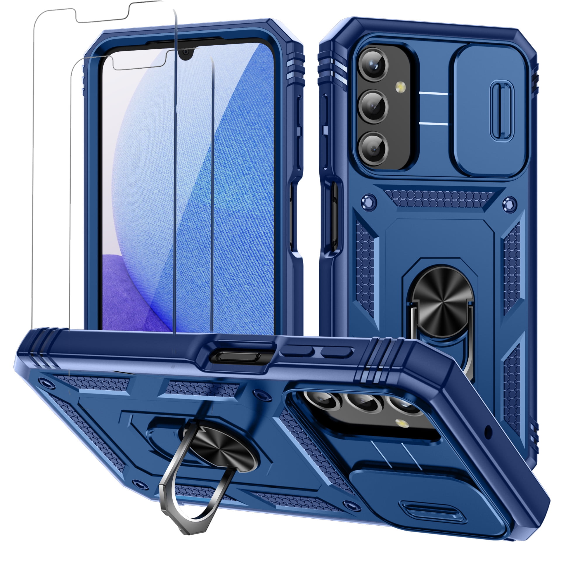 for Samsung A25 5G Case With 2 Pack Tempered Glass Screen Protectors ...