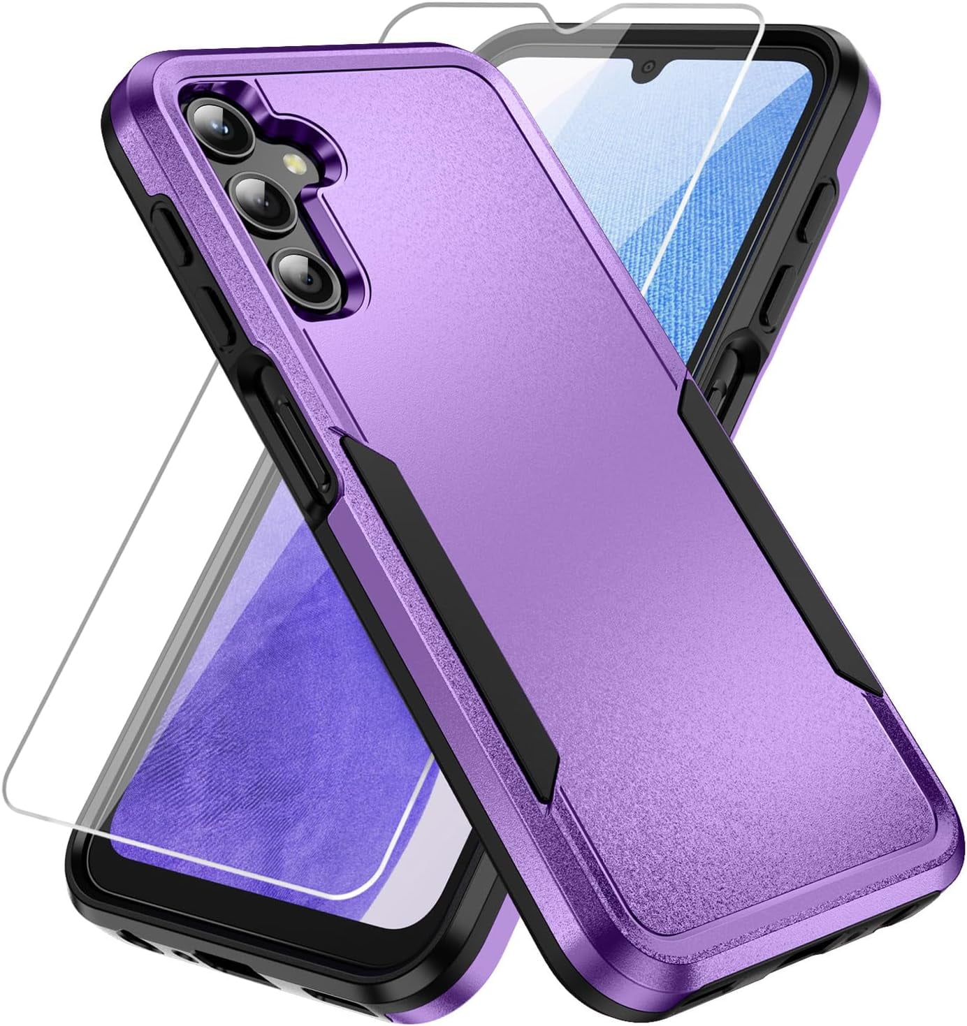 for Samsung A25 5G Case,Galaxy A25 5G Case,with Screen Protector ...