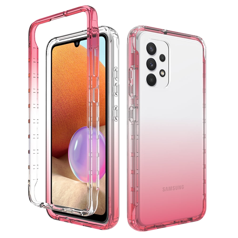Samsung A32 5G Case , Mantto Full body Clear Cover PC + TPU Heavy Duty ...
