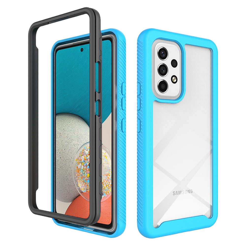 Samsung A53 5G Case, Galaxy A53 5G Case, Full Body Bumper Dual-Layer PC + TPU Case Shockproof ...