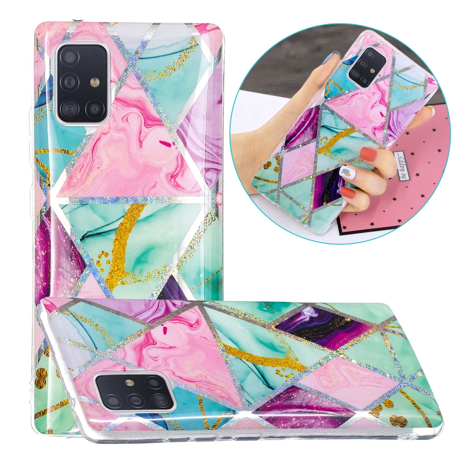 Samsung A53 Case 5G, Mantto Slim Fit Hybrid Shockproof Soft TPU ...