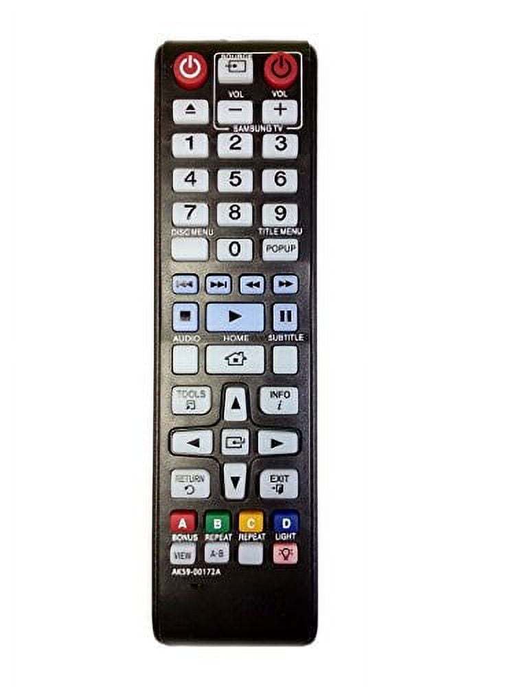 Samsung AK59-00172A Replacement Remote for OEM DVD Player BD-F5700/ZA ...