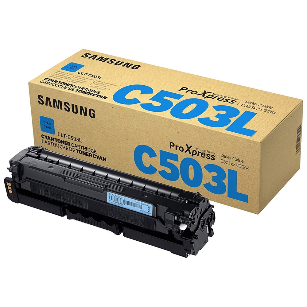 Samsung CLT-C503L High Yield Cyan Toner Cartridge - Walmart.com