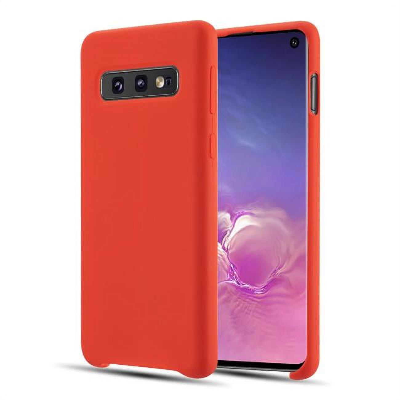 Samsung Galaxy S10e Simplemade Liquid Silicone Back Cover Case - Red ...