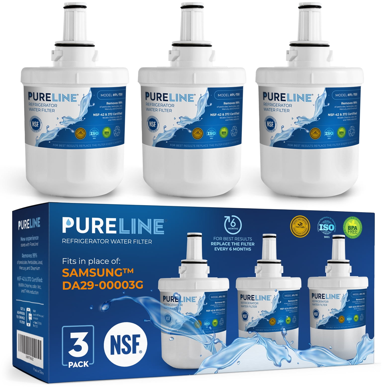 Samsung DA29-00003G and Aqua Pure Plus Water Filter. COMPATIBLE SAMSUNG MODELS: DA20-00003G ...