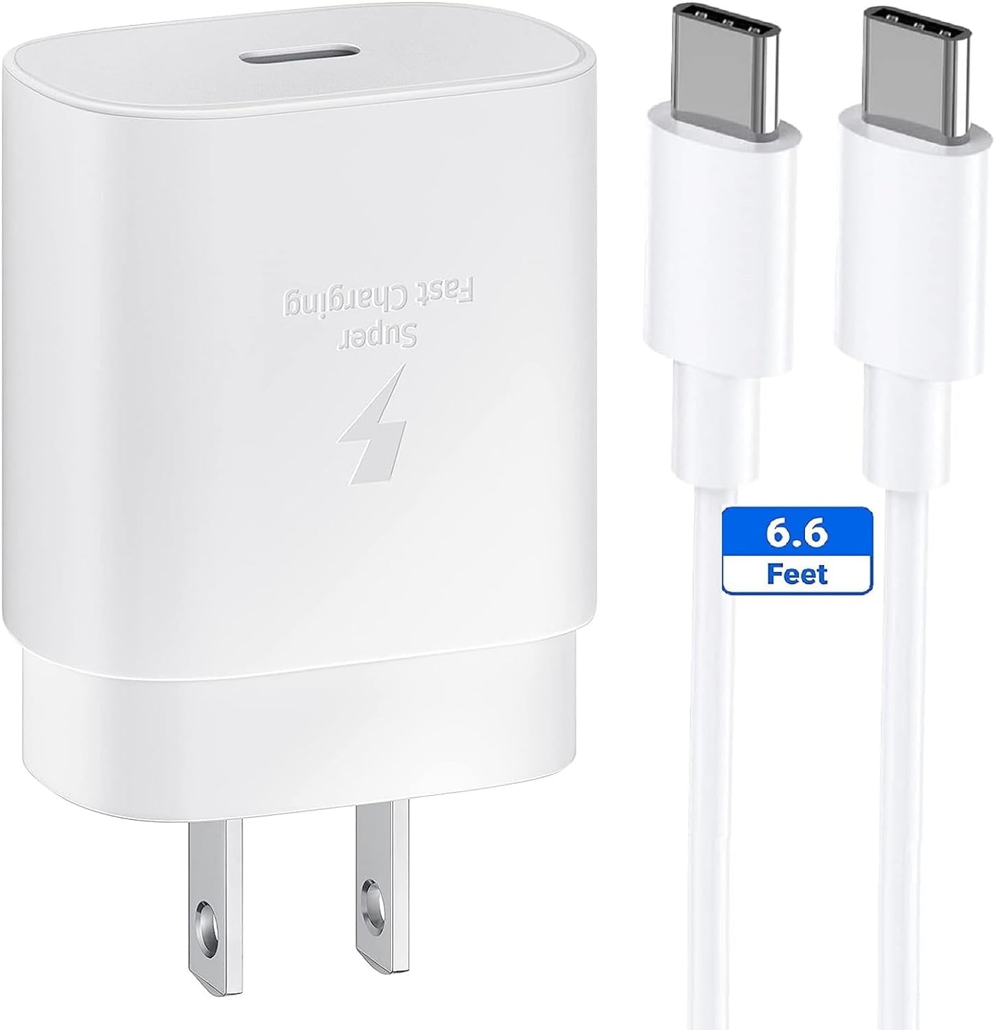 Samsung Fast Charger 25W USB C Super Fast Charging with 6.6FT Type C ...