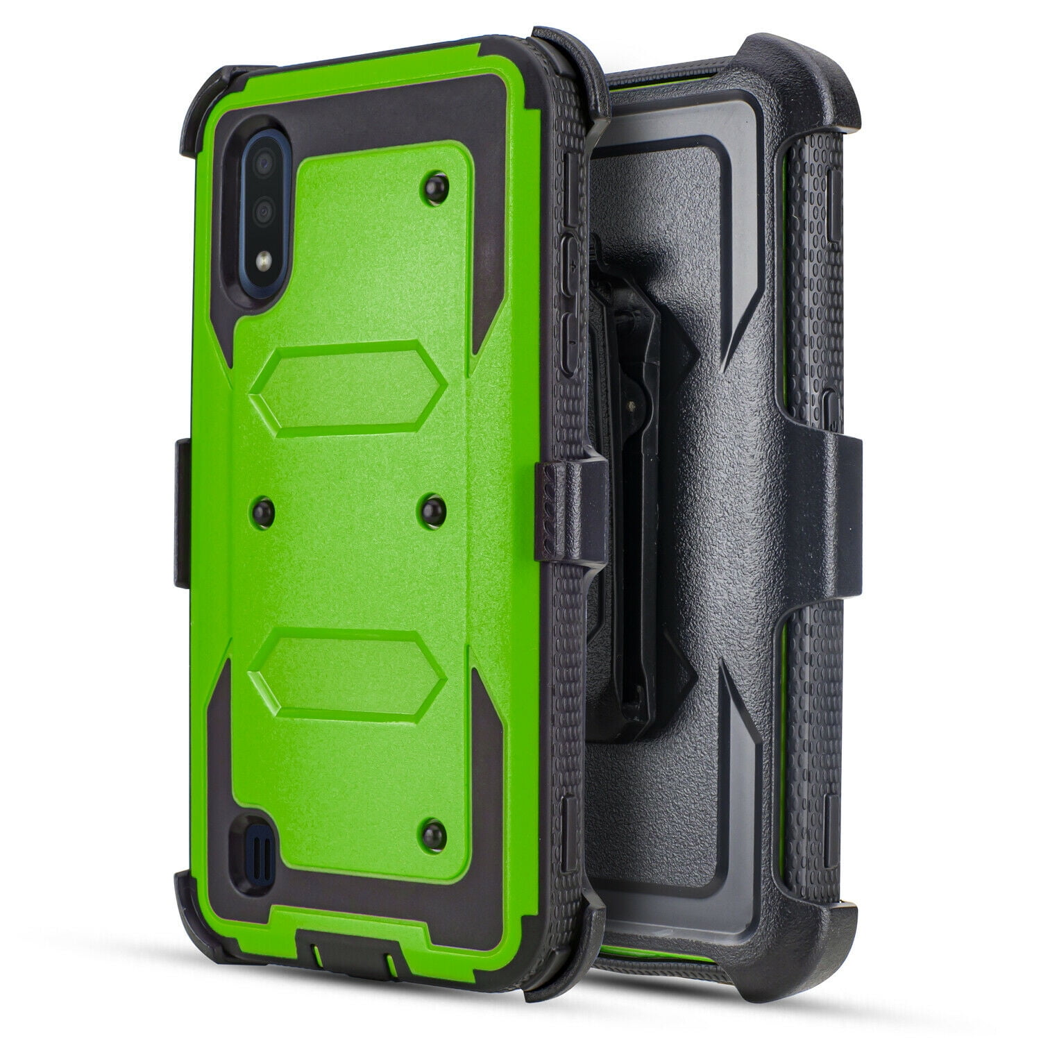 for Samsung Galaxy A01 015 Case Phone Case Dual Layer Full-Body Rugged ...