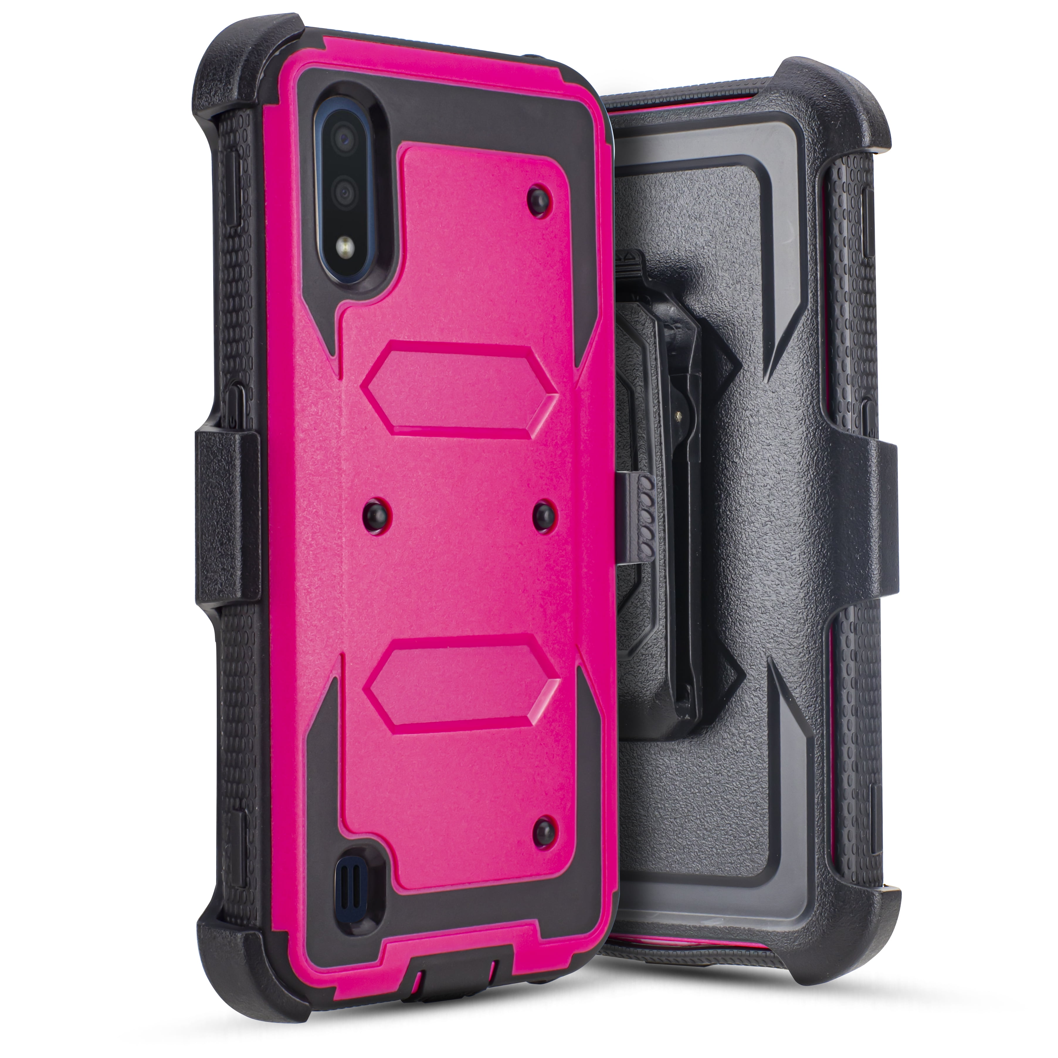 for Samsung Galaxy A01 015 Case Phone Case Dual Layer Full-Body Rugged ...