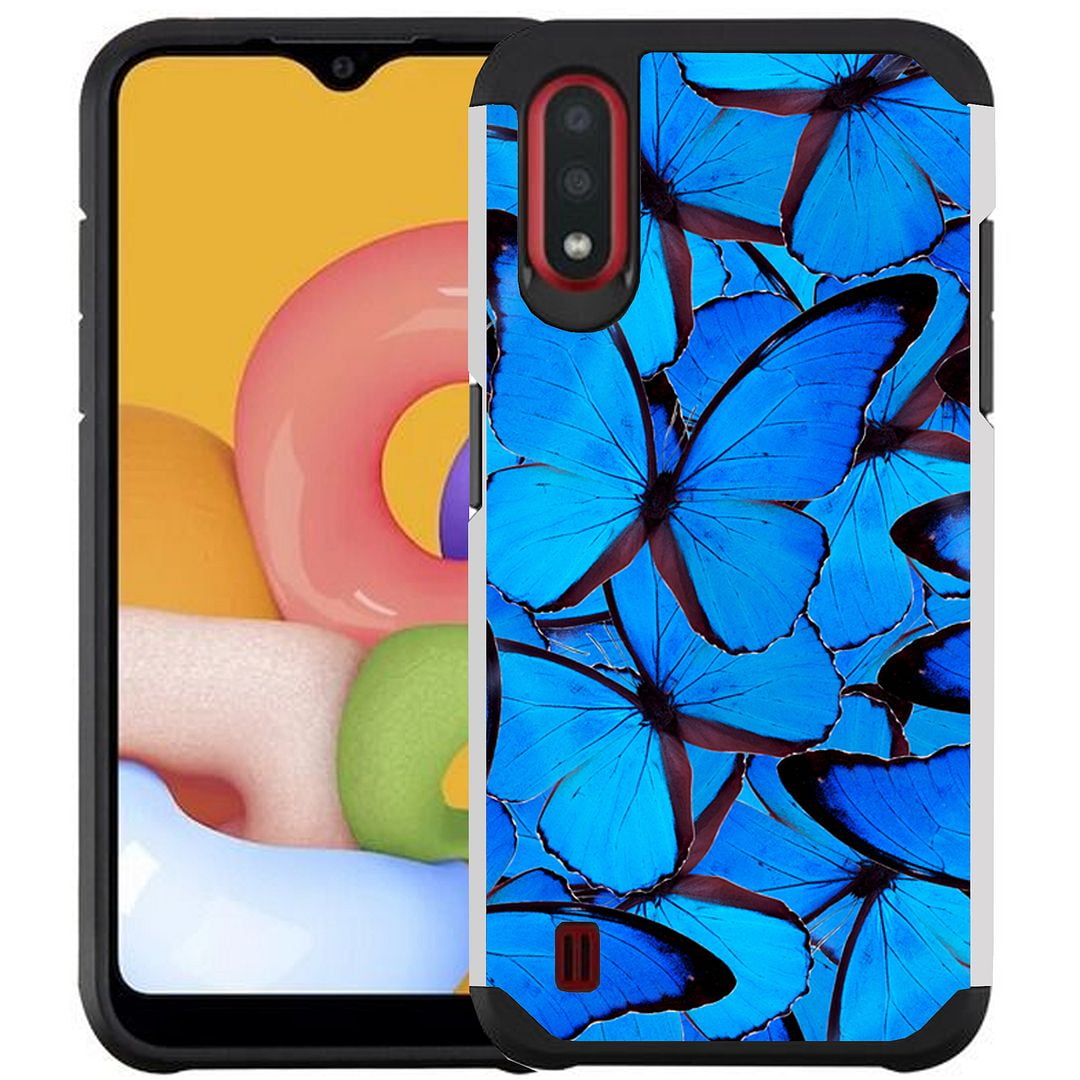 Samsung Galaxy A01 Case - Colorful Design Hybrid Armor Case Shockproof ...