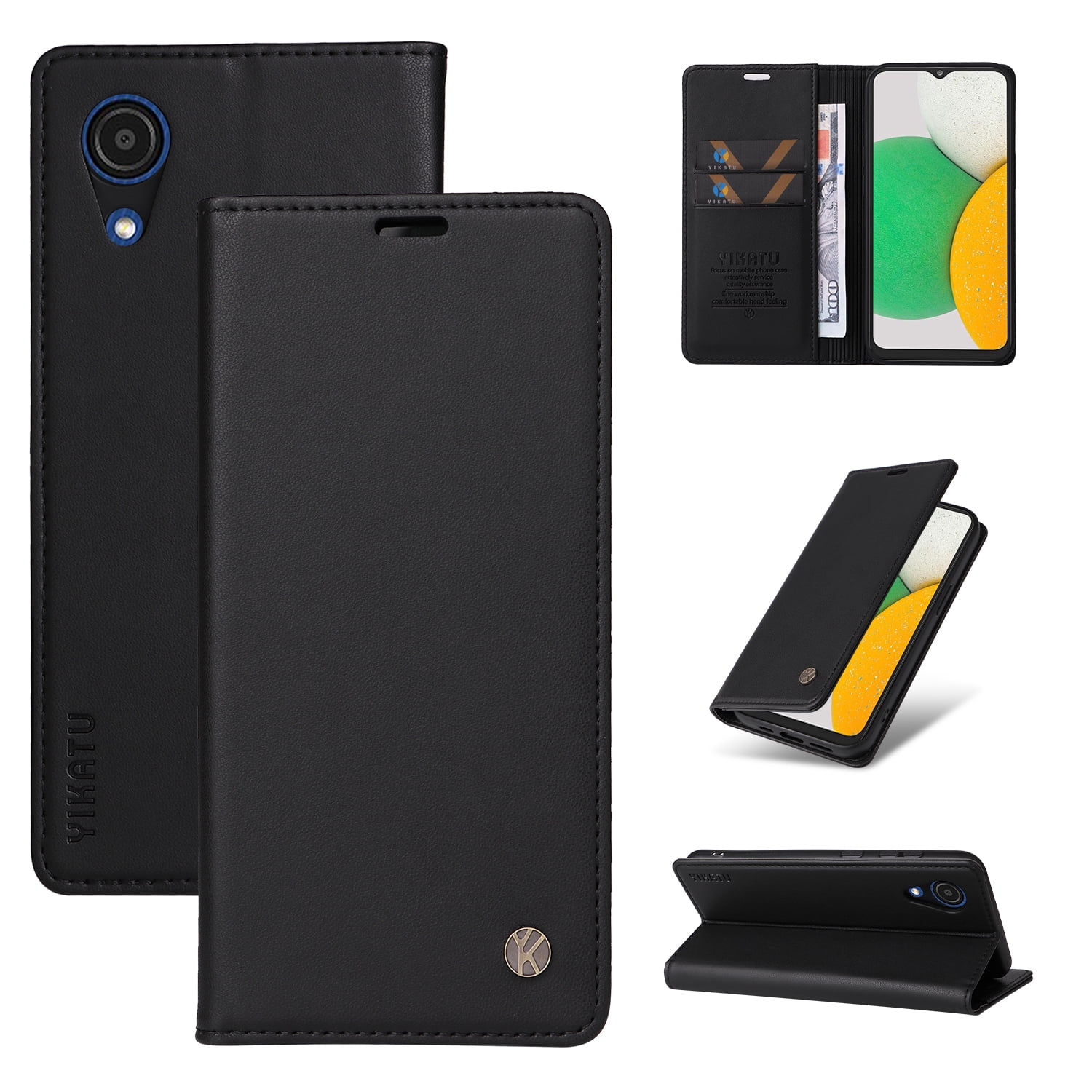 for Samsung Galaxy A03 Core Wallet Case with RFID Blocking Credit Card ...