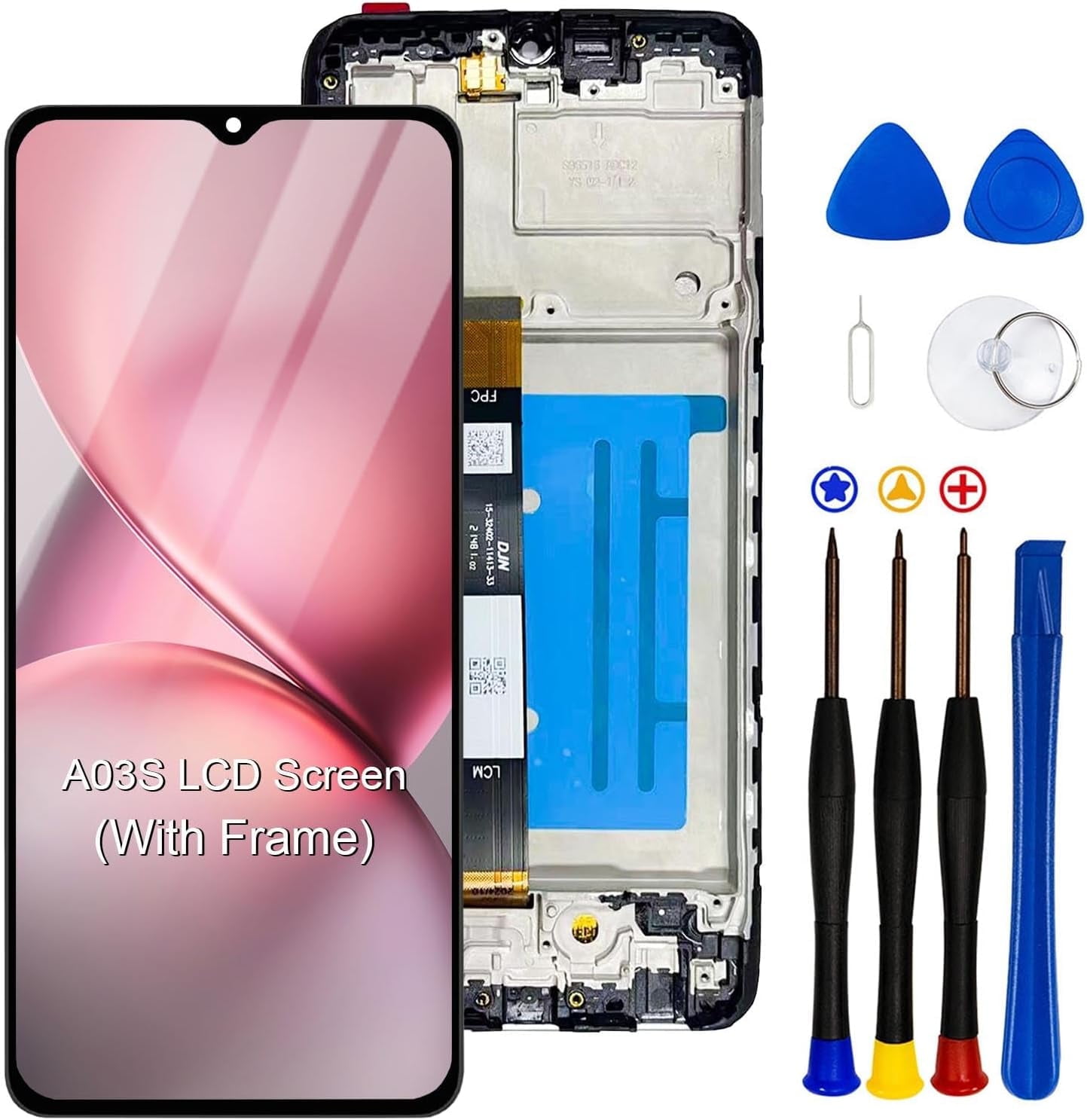 for Samsung Galaxy A03S A037U [US Version] Screen Replacement Kit with ...