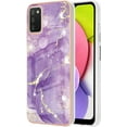 for Samsung Galaxy A03S Case, Soft TPU + IMD Marble Pattern Slim Design ...