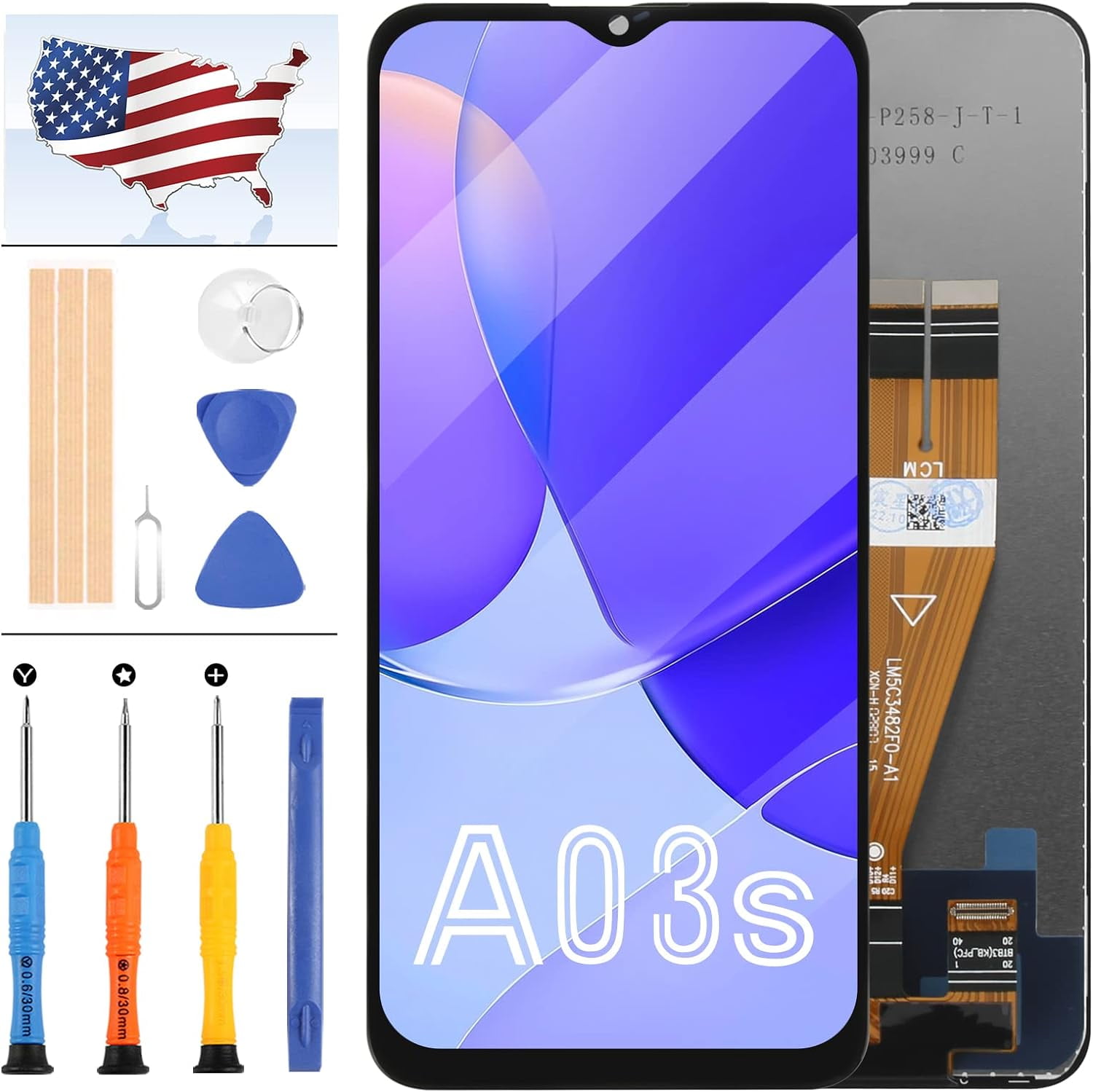 for Samsung Galaxy A03s LCD Screen Replacement for SM-A037F SM-A037F/DS ... for Samsung Galaxy A03s LCD Screen Replacement for SM-A037F SM-A037F/DS ...