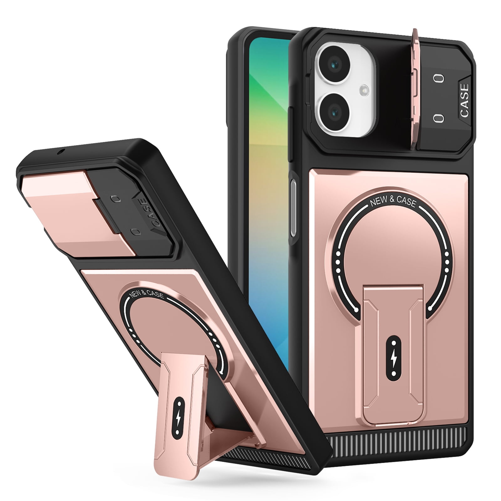 for Samsung Galaxy A05 Case, Compatible with MagSafe, Camera Flip Cover ...