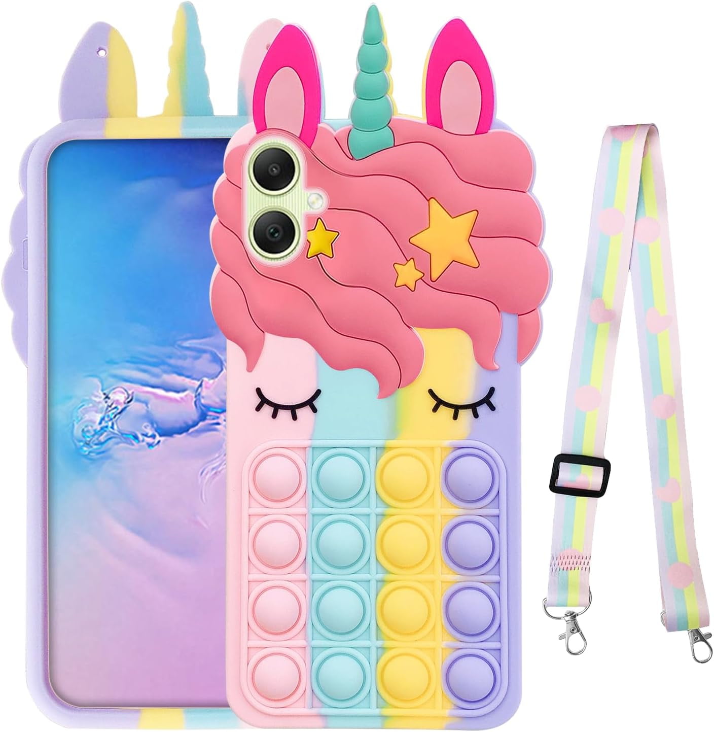 for Samsung Galaxy A05 Phone Case Girls Women Cute Cartoon Silicone ...